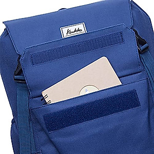 KAUKKO Stylish Oxford Fabric Backpack Travel Rucksack lightweight Hiking Bag Satchel BLUE,18L