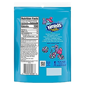 Nerds Gummy Clusters Candy, Very Berry, Resealable 8 Ounce Bag