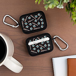 GAME TIME Miami Dolphins HDX Case Cover Compatible with Apple AirPods Pro 1 & 2 (Select)