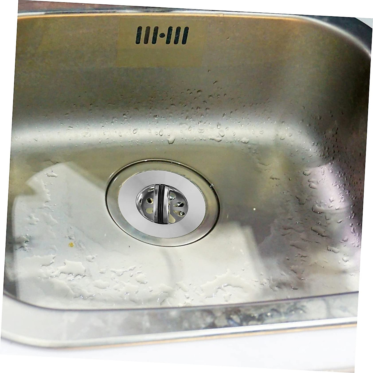 Veemoon 2 Pcs Basket Drain Bathtub Strainer Basket Strainer Drain Hair Strainer Kitchen Sink Bath Filter Sink Waste Stopper Flips Metal Clamshell South Korea