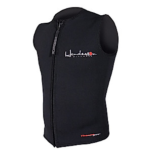 Henderson Man 3mm Thermoprene Zipper Vest Scuba Diving Wetsuit, Size: X-Large