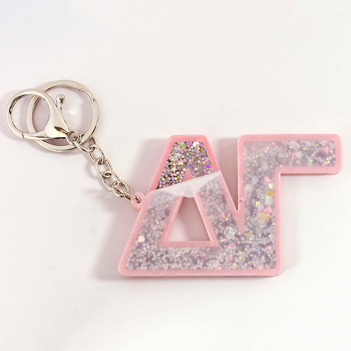 Kappa Kappa Gamma Glitter Sorority Keychain