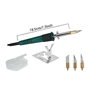 WINONS Plastic Cutter Tool with Upgraded Tips, WHK0007 Multipurpose Stencil Cutter, Easy Use Stencil Cutter for Fun Crafting, Styrofoam and Foam Cutter (Kit of 5)