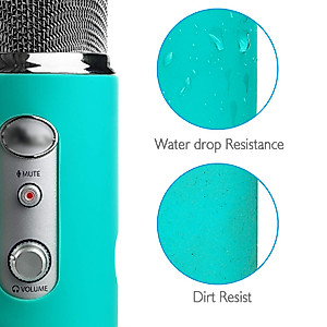 YOUSHARES Blue Yeti Protector - Full Protection Silicon Cover for Yeti & Yeti Pro Microphone (Jade Green)