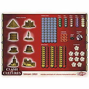 Clash of Cultures: Monumental Edition | Board Game WizKids - New Edition