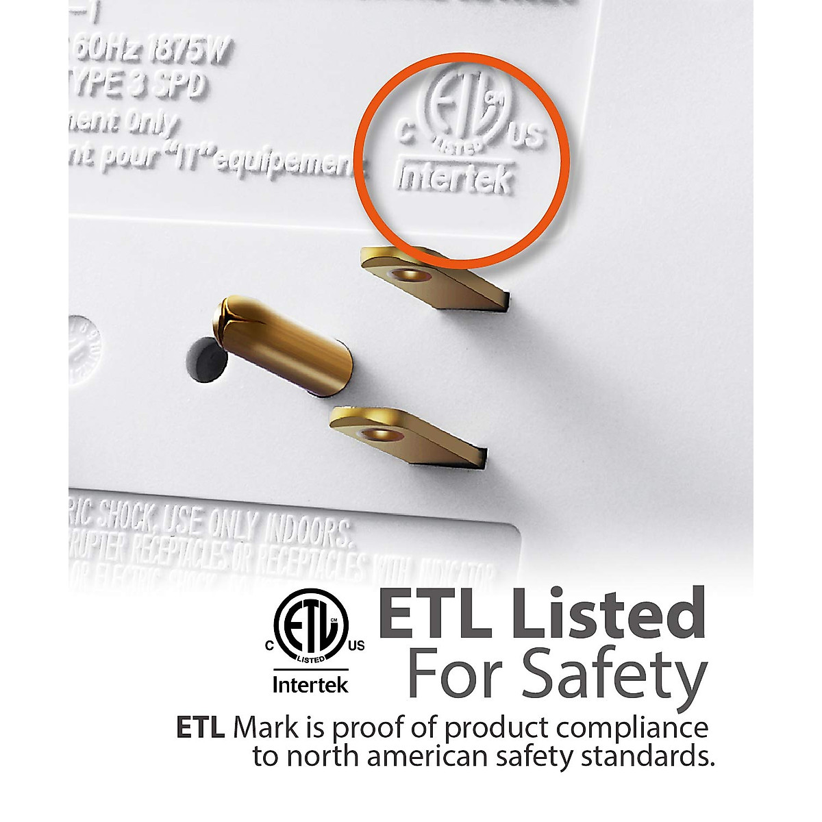 Fosmon 6 Outlet Surge Protector 1200 Joules with 2 USB Ports Charger (3.1A), Multi Plug Outlet Extender 1875 Watt, 3-Prong Grounded Wall Tap Adapter