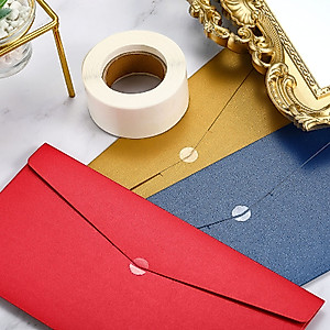 3000 Pcs Clear Circle Stickers Clear Round Stickers Adhesive Clear Sticker Envelope Mail Seal Stickers Gloss Round Tape Stickers for Small Business Products Packaging (1 Inch in Wide)