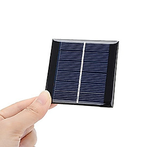 uxcell 5Pcs 3V 100mA Poly Mini Solar Cell Panel Module DIY for Light Toys Charger 70mm x 70mm