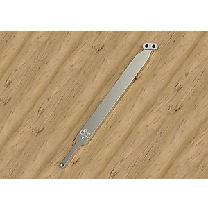Simple Woodturning Tools Simple Scraper V 12" long angled carbide tool for steep or straight inside walls and bottom finishing, USA Made (Unhandled, Oval Cutter)