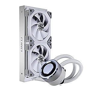 Lian Li Galahad AIO UNI Fan SL Edition 240 White - UNI Fan SL120 Edition - GA240SLA .01(with LGA 1700 Bracket)