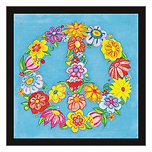 Faber-Castell Paint By Number Peace Kit - Watercolor Paint by Number for Kids