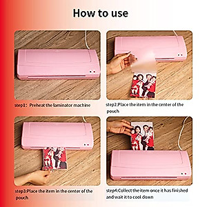 Hartwii 5mil Laminating Pouches 200Sheets Variety Pack Laminating Sheets Letter, Photo, Card, Notecard, ID Badge and Business Card Dry-Erase Friendly Sheets Crystal Clear Laminated Finish