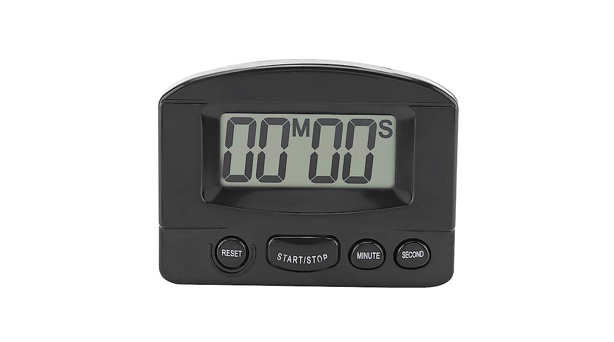 Digital Kitchen Timer with Auto Reset & LCD Display - AMONIDA Timer XL-331