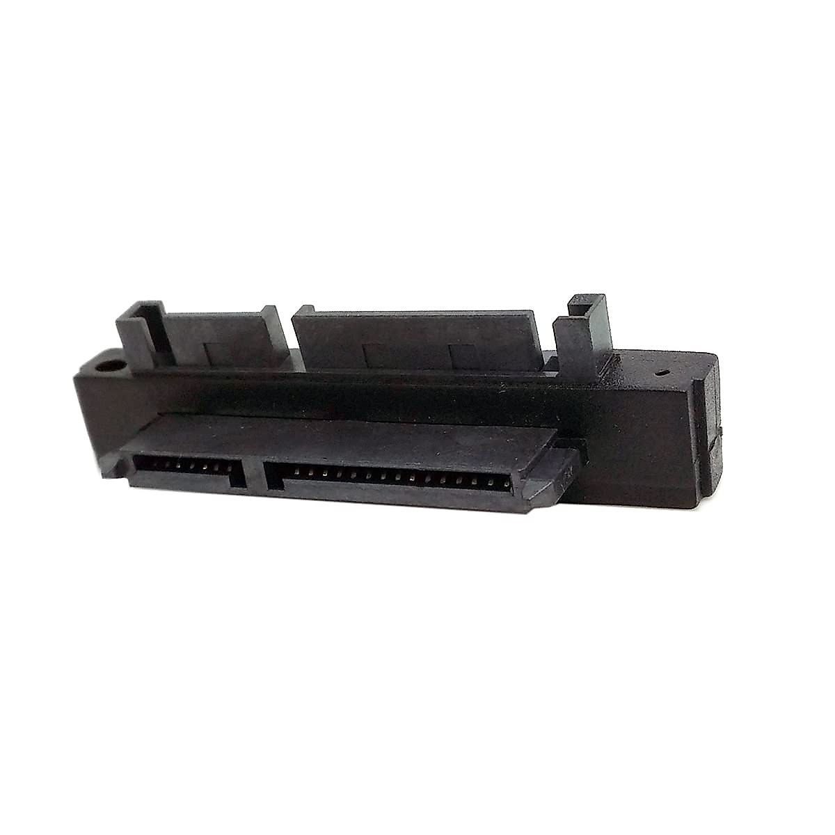 cablecc Right Angled 90 Degree SATA 22Pin 7+15 Male to SATA 22P Female Extension Convertor Adapter