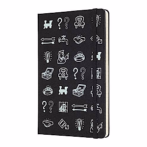 Moleskine Limited Edition Monopoly Notebook, Hard Cover, Large (5" x 8.25") Ruled/Lined, 240 Pages