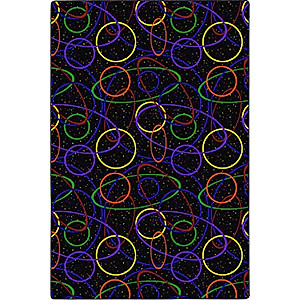 Joy Carpets Fluorescent Looped 12' x 7'6" Area Rug
