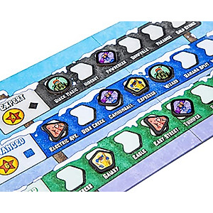 Skull Canyon Ski Fest Board Game - Race Down the Slopes and Conquer the Mountain! Strategy Game for Kids and Adults, Ages 14+, 2-4 Players, 45-90 MInute Playtime, Made by Pandasaurus Games