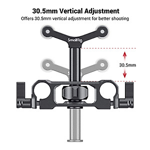 SmallRig Universal 15mm LWS Rod Mount Lens Support 2727