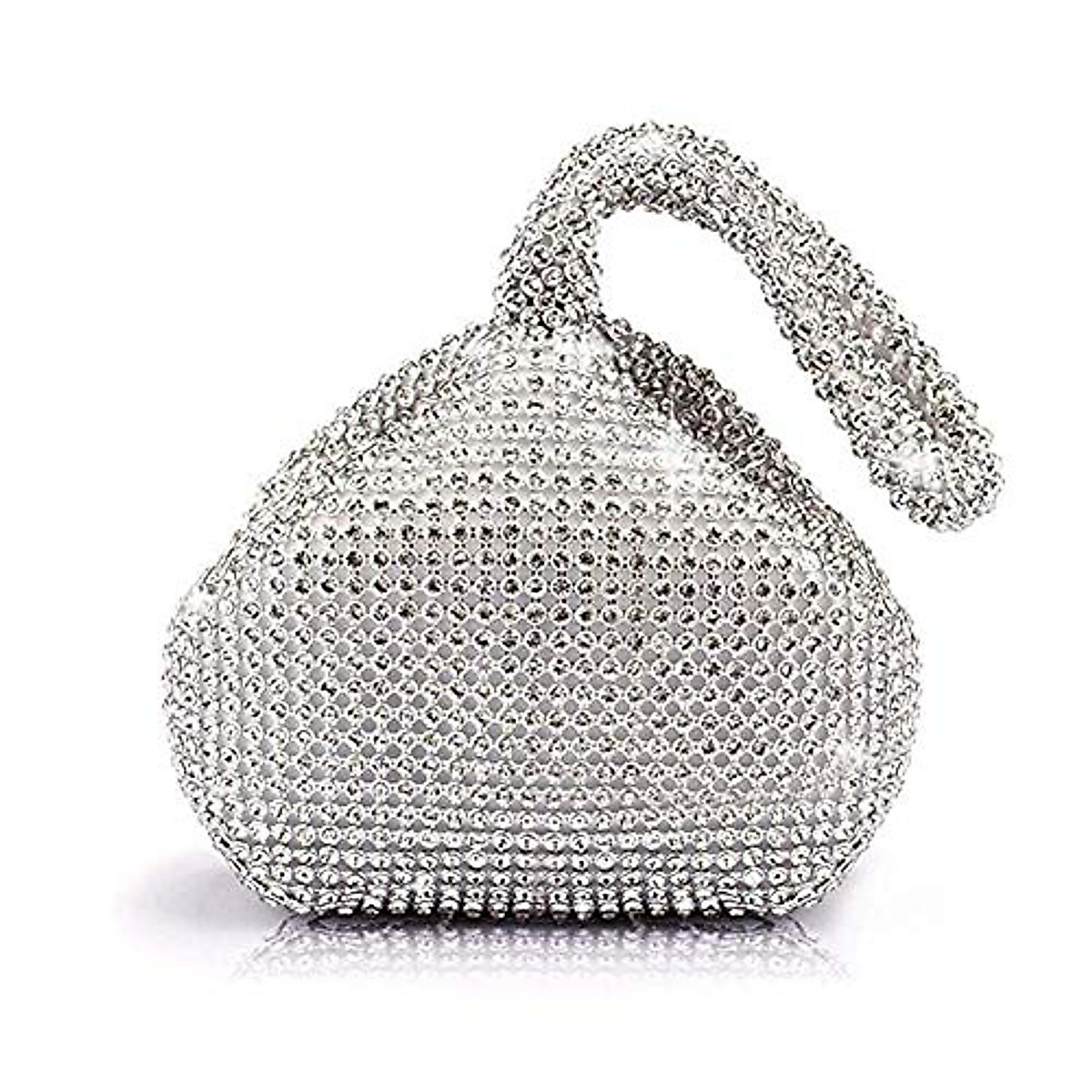 JIAN YA NA 2 Pcs Fashion Women Bridesmaid Lady Girl Bride Evening Clutch Bag for Prom Cocktail Party Wedding Engagement