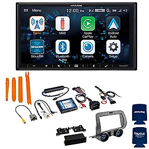 Alpine iLX-W650 7-Inch Mech-Less Receiver with The PAC RPK5-GM4101 2010-15 Chevy Camaro Installation Kit