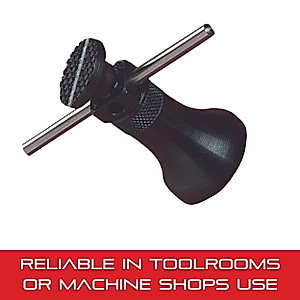 Starrett 190A Little Giant Jack Screw Stand, Low Profile Mount, Stabilizer - Jack Only Without Attachments - 2-1/4-3-3/8 Inch (57-85mm) Range, 1-1/4 Inch (32mm) Base Diameter