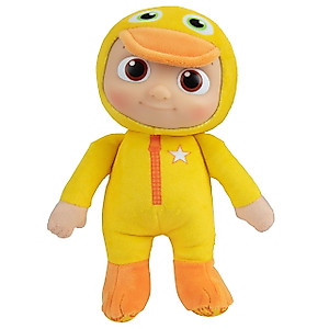 CoComelon 8" JJ Puppy & Duck Plush 2-Pack - Officially Licensed - Soft Stuffed Animal Doll Toy Figure - Valentine's Day Easter Basket Stuffer Gift for Kids, Boys, Girls, Toddlers, Preschoolers 18+mo
