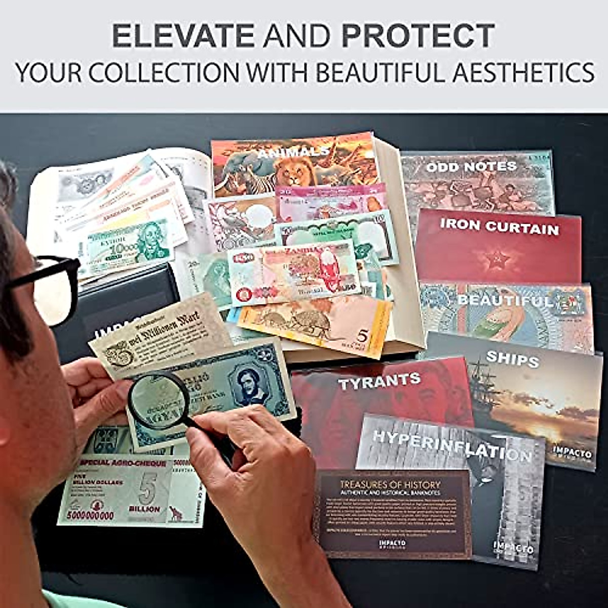 World Paper Money: 20 Animal Banknotes - Elevate Your Foreign Currency Collection with Old Banknotes and complete your Album of Collectibles. Certificate of Authenticity included.