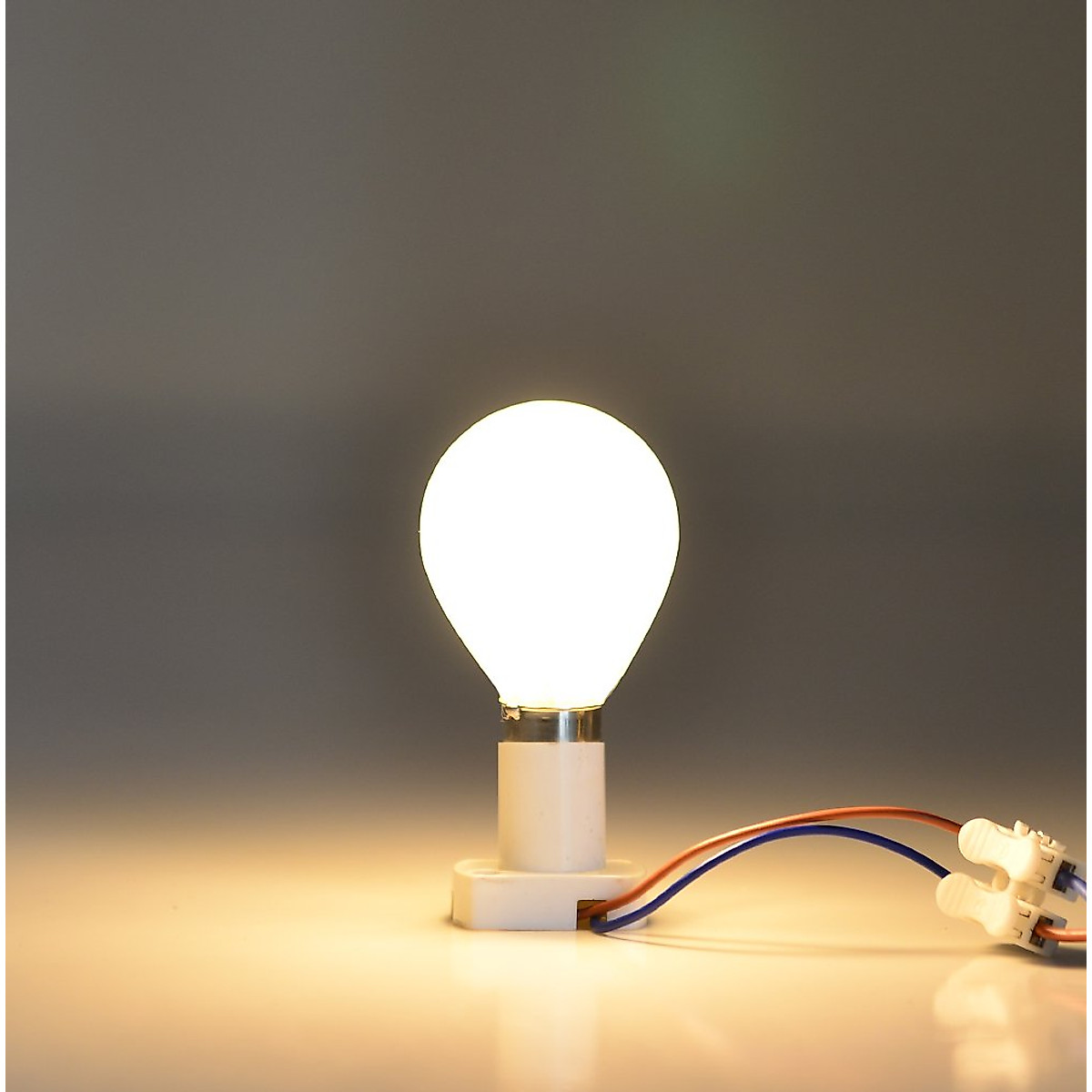 OPALRAY G45(G14) Mini Globe LED Bulb, 2W 200LM, Dimmable, 25W Incandescent Replacement, Warm White Light 2700K Filament Tungsten, E12 Candelabra Base Bulb, Eye-protected Frosted Glass Cover, 6 Pack