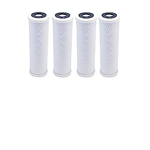 4-Pack Replacement for Compatible with CBF3 Activated Carbon Block Filter - Universal 10