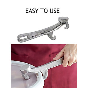 王开摄影冰镇冷饮圣诞 Aluminum Metal Bucket Pail Opener for Metal Can Top remover and Lid Covers, Medium size
