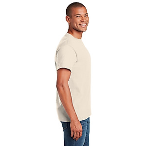 Gildan 5.4 oz Cotton T-shirt (5000) Tee X-Large Natural