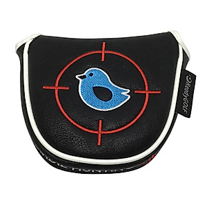 ReadyGOLF Birdie Hunting Embroidered Putter Cover Mallet (Crosshairs)