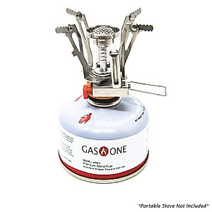 GasOne Camping Fuel Blend Isobutane Fuel Canister 100g (4 Pack)