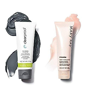 Mary Kay Mix & Mask Set Deep-Cleansing Charcoal Mask & Moisture Renewing Gel Mask