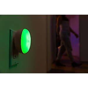 BlissLights BlissEmber - Color Changing LED Plug in Night Light, Motion Sensor, Compatible with Google Home and Alexa (1-Pack)