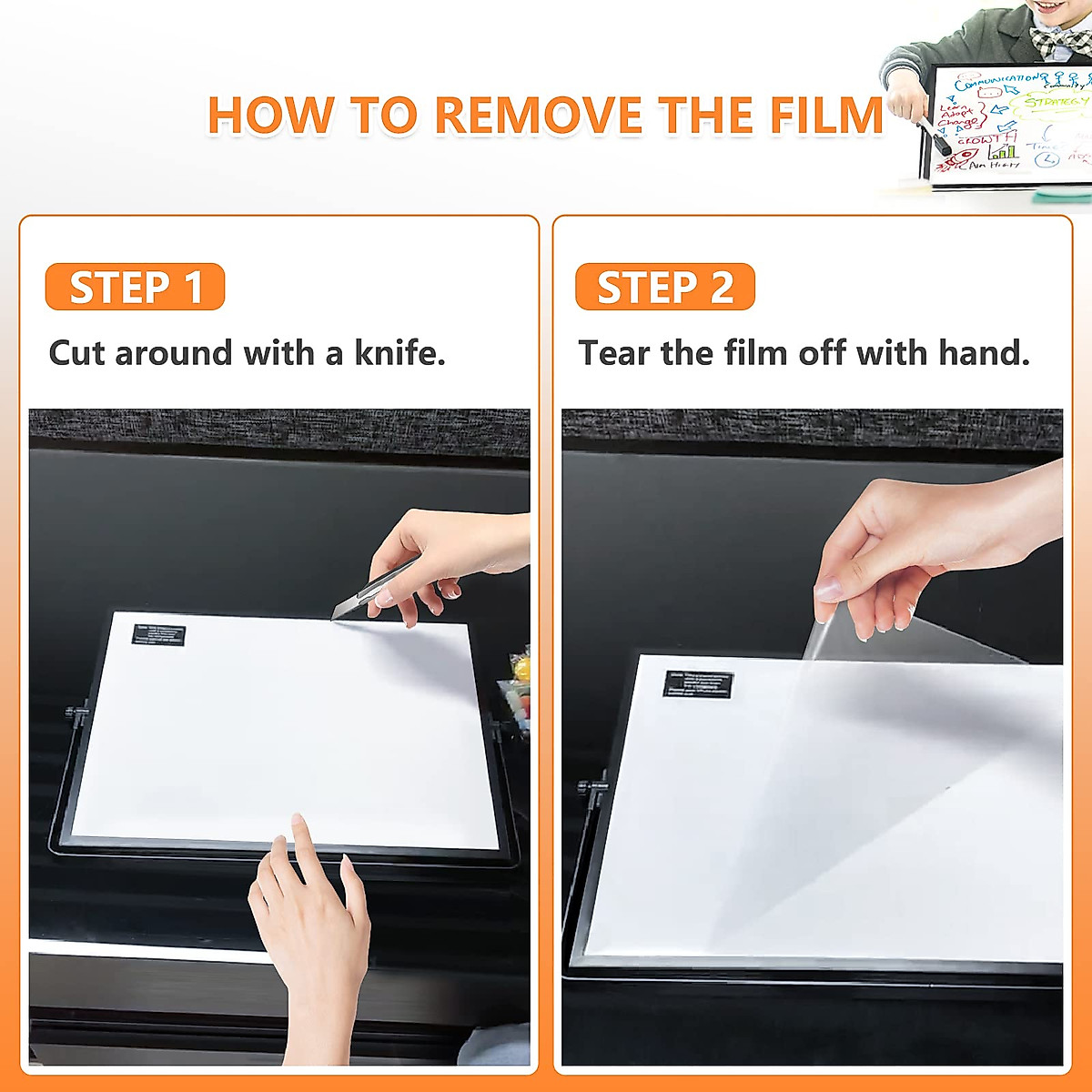 1 Pack Dry Erase White Board, 16"X12" Large Magnetic Desktop Whiteboard with Stand, Portable Double-Sided White Board Easel for Kids Drawing Memo School Office Home to Do List