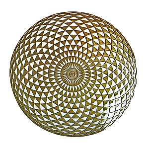 Metallic Placemats Set of 4 - Easy to Clean, Washable Decorative Place Mats for Kitchen and Dining Table - Non-Slip Round Table Mats - Dinnerware & Accessories - Dining Table Centerpiece Decor, Gold