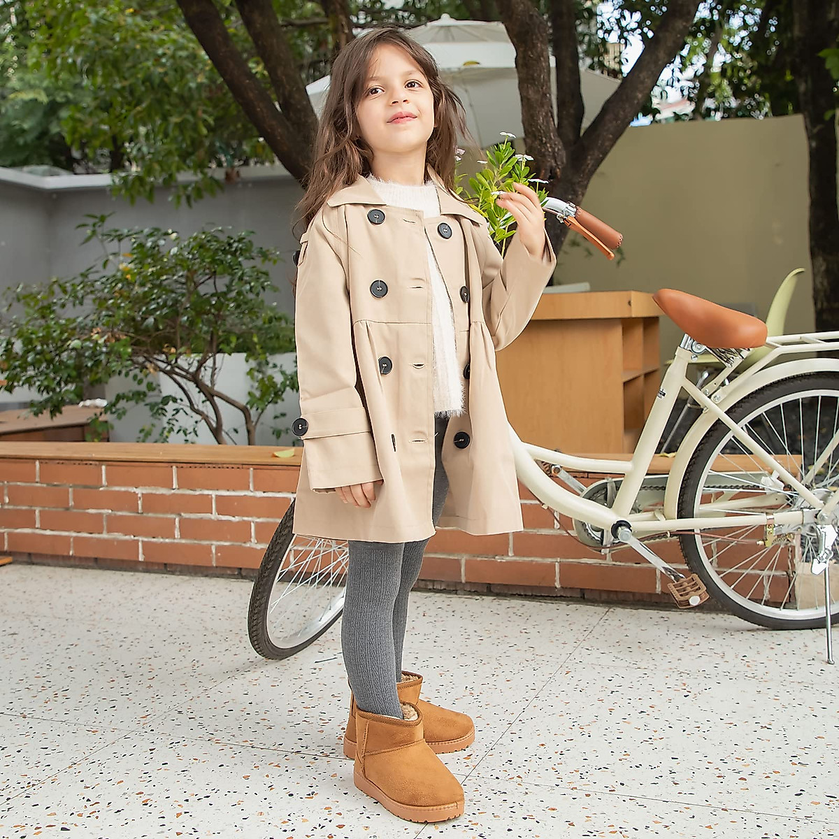 MK MATT KEELY Winter Boots Boys Girls Soft Warm Shoes Toddler Black Snow Boots 10 Toddler Khaki