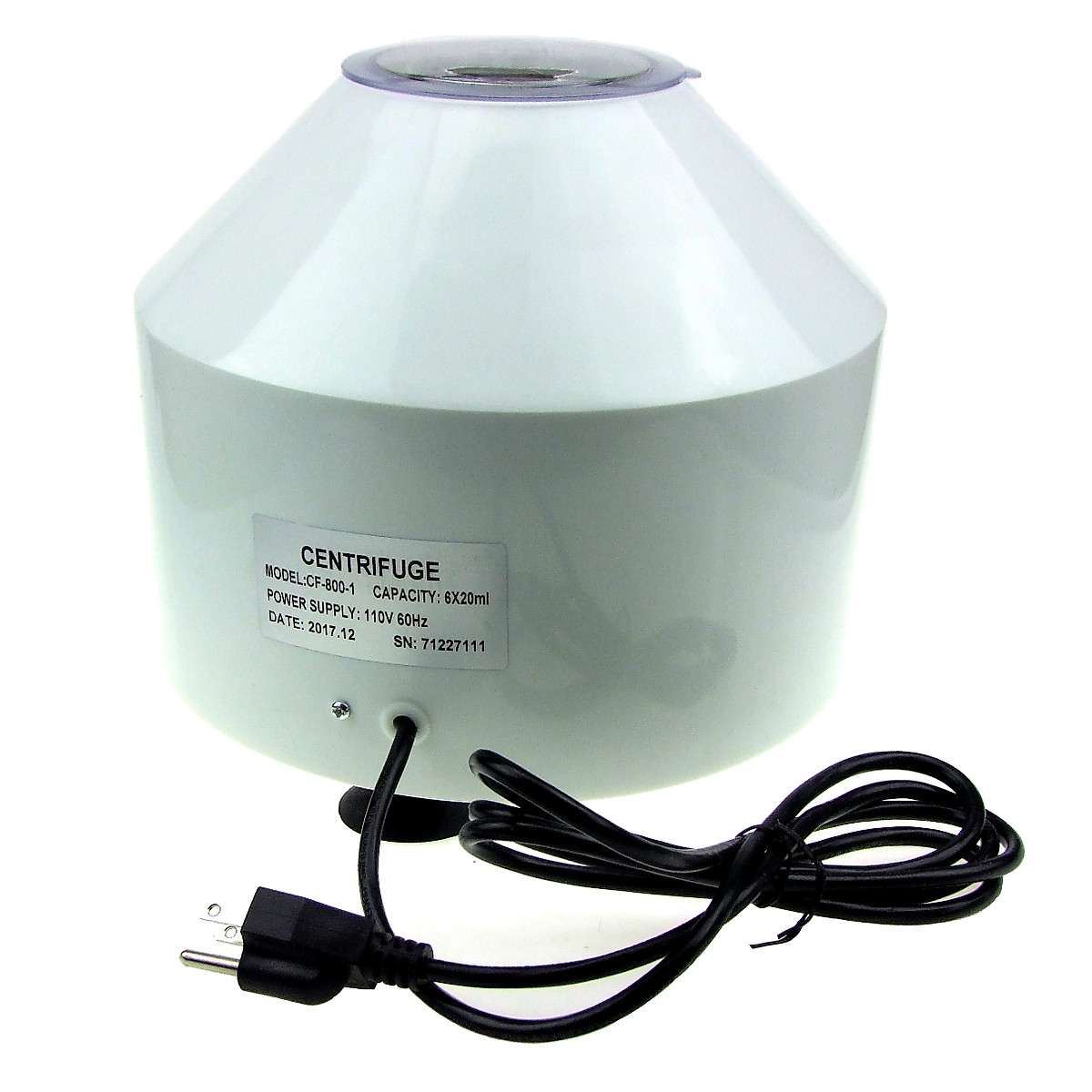 HFS(R) Electric Centrifuge (Timer 0-30min) 0-4000 RPM Cap:20ml X 6 Tube (800-1) 110v [Not for Medical Use]