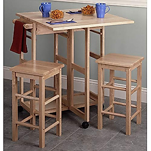 Winsome Wood Suzanne Kitchen, Square, Natural, Beech