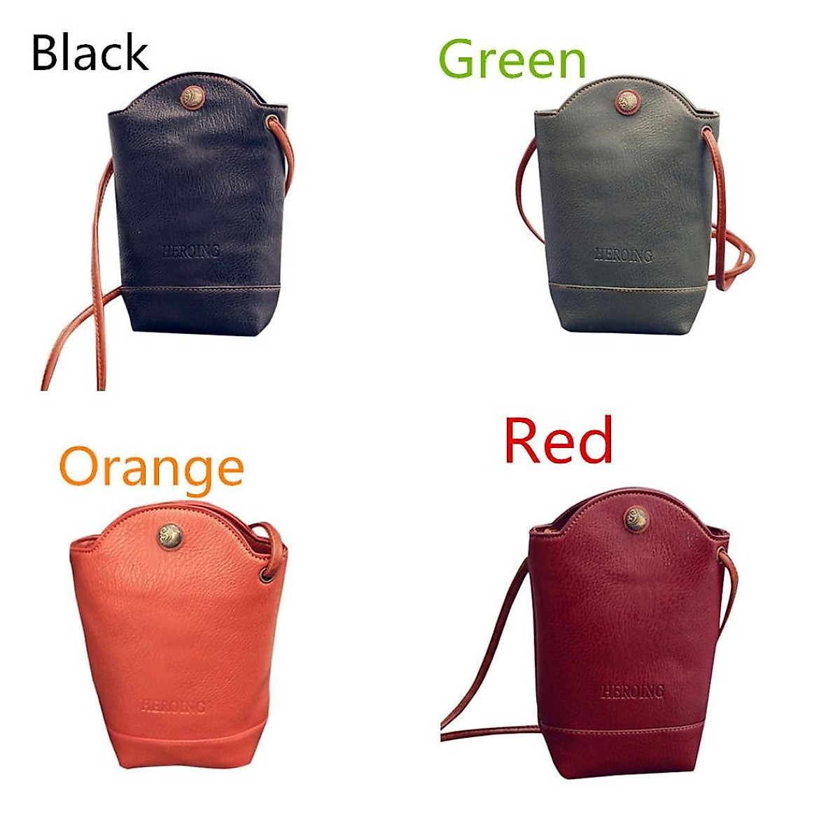 Shoulder Bag, Women Messenger Bags Casual Slim Crossbody Tote Handbag Small Body Bags (Red)