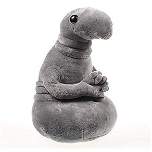 Thanos Hot 1pc 20cm Waiting Zhdun Meme Tubby Gray Blob Zhdun Plush Doll Toy Stuffed Animal Dolls Creative Nice…