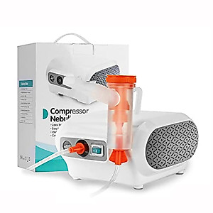 MAYLUCK Portable Compressor Nebulizer, Nebulizer Machine with 1 Set Accessory, Jet Nebulizers Personal Steam Inhaler Cool Mist Compressor System for Kids Adults