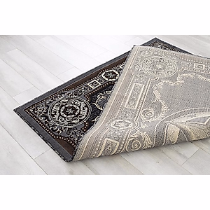 champion rugs Premium 3D Effect Hand Carved Thick Modern Cowboy Lodge Texas Star Grey Traditional Area Rug (5' 3" X 7' 5")