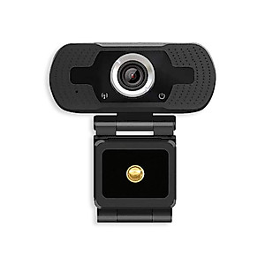 AAKULU Webcam with Microphone,1080p HD Webcam Streaming Computer Web Camera USB Cable for PC Laptop Desktop Video Calling,Conferencing on line Classes Black