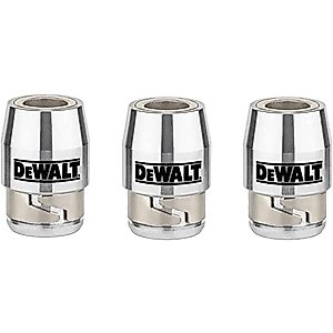 DEWALT DWA2SLVIR IMPACT READY FlexTorq Screwlock Sleeve, 2-Inch, 3 Pack