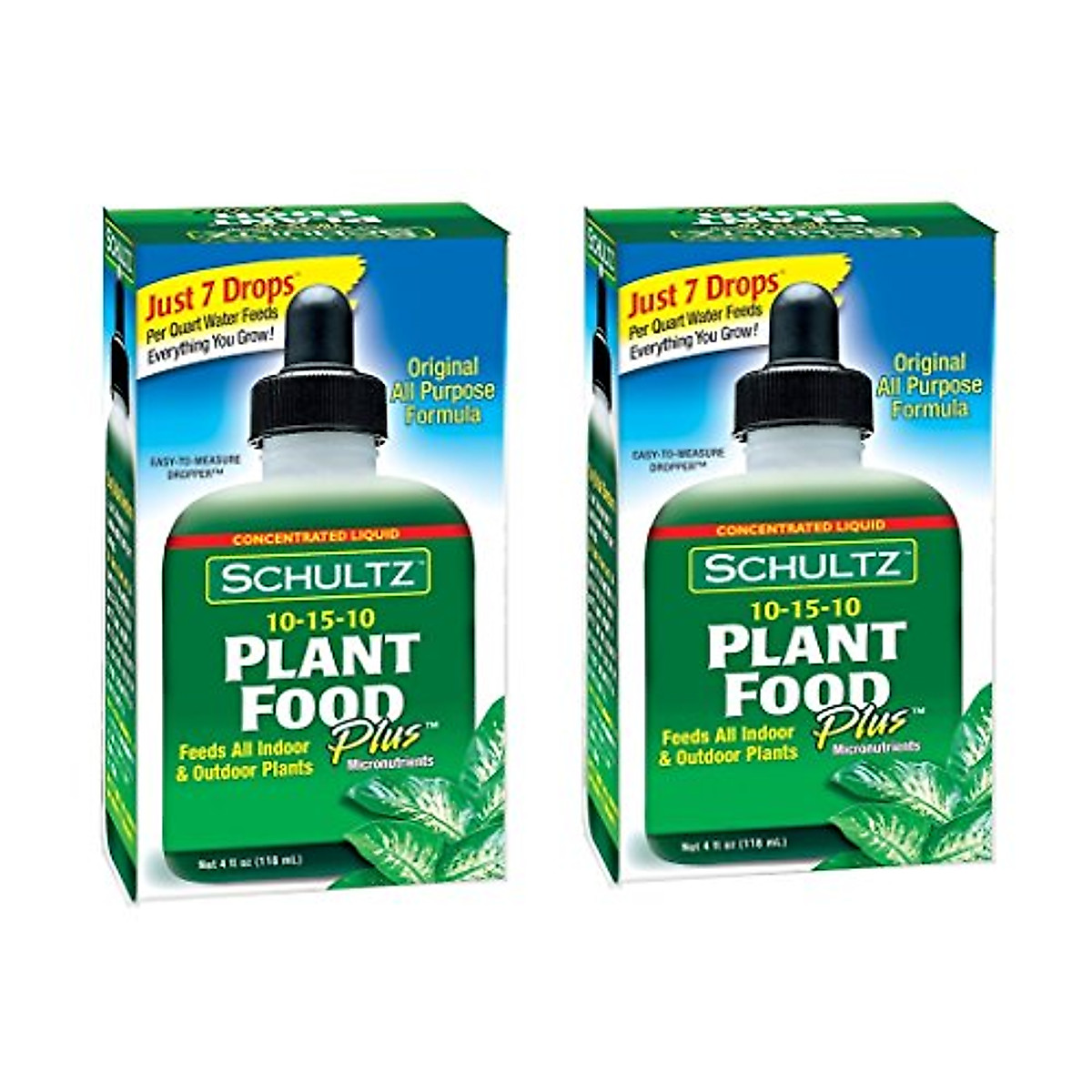 Schultz All Purpose 10-15-10 Plant Food Plus, 4-Ounce [2- Pack]