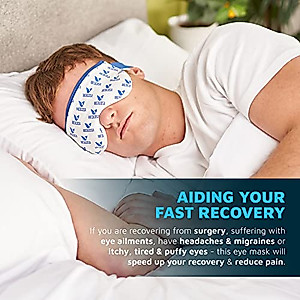 Eye Mask for Dry Eyes | Warm Eye Compress | Natural Heat Eye Mask for Styes, Blepharitis, Tired Eyes & More by Medcosa