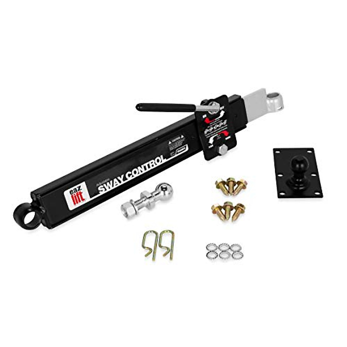Camco Eaz-Lift Camper/RV Adjustable Sway Control | Features On/Off Control & Double Friction Pads Provide Constant Sway Reduction | Attaches & Detaches Quickly for RV Storage and Organization (48380)