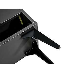 Leiln.z Shoe Cabinet with 1 Slide Drawer & 2 Flip Drawers, Freestanding Shoe Rack Storage Organizer，Shelves for Narrow Closet, Entryway, Living Room (Gray)